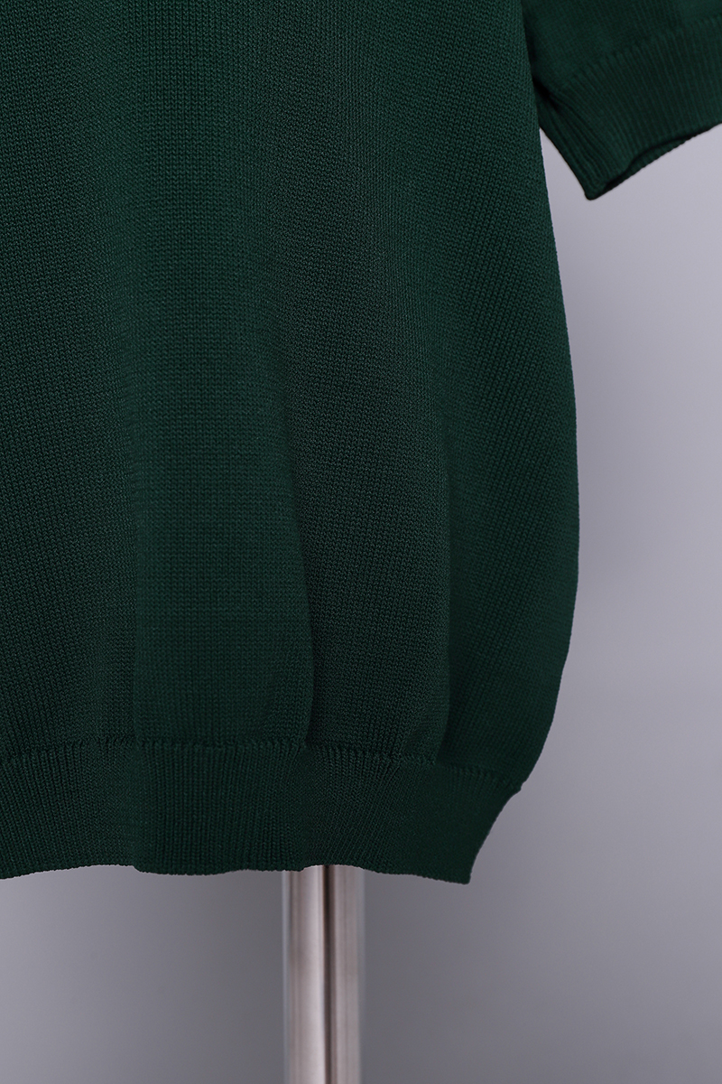 Jude Boy Knit Polo In Forest Green | Kind To Kind