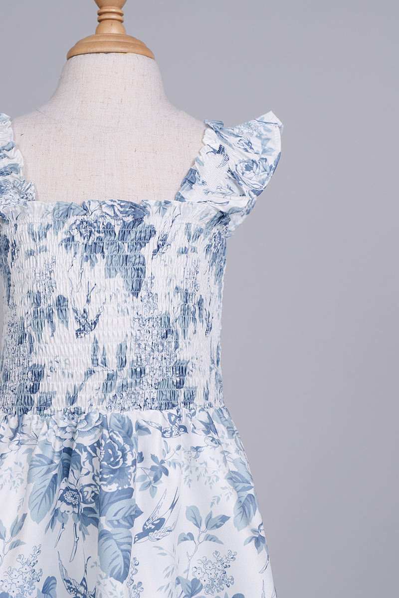 Skylar Girl Dress In Dark Porcelain | Kind To Kind