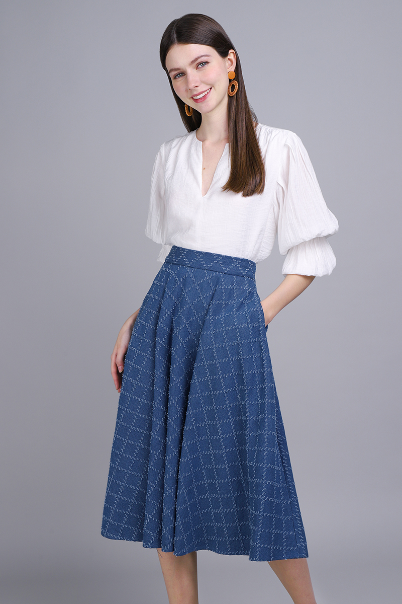 Poppy Skirt In Mid Wash | Kind To Kind
