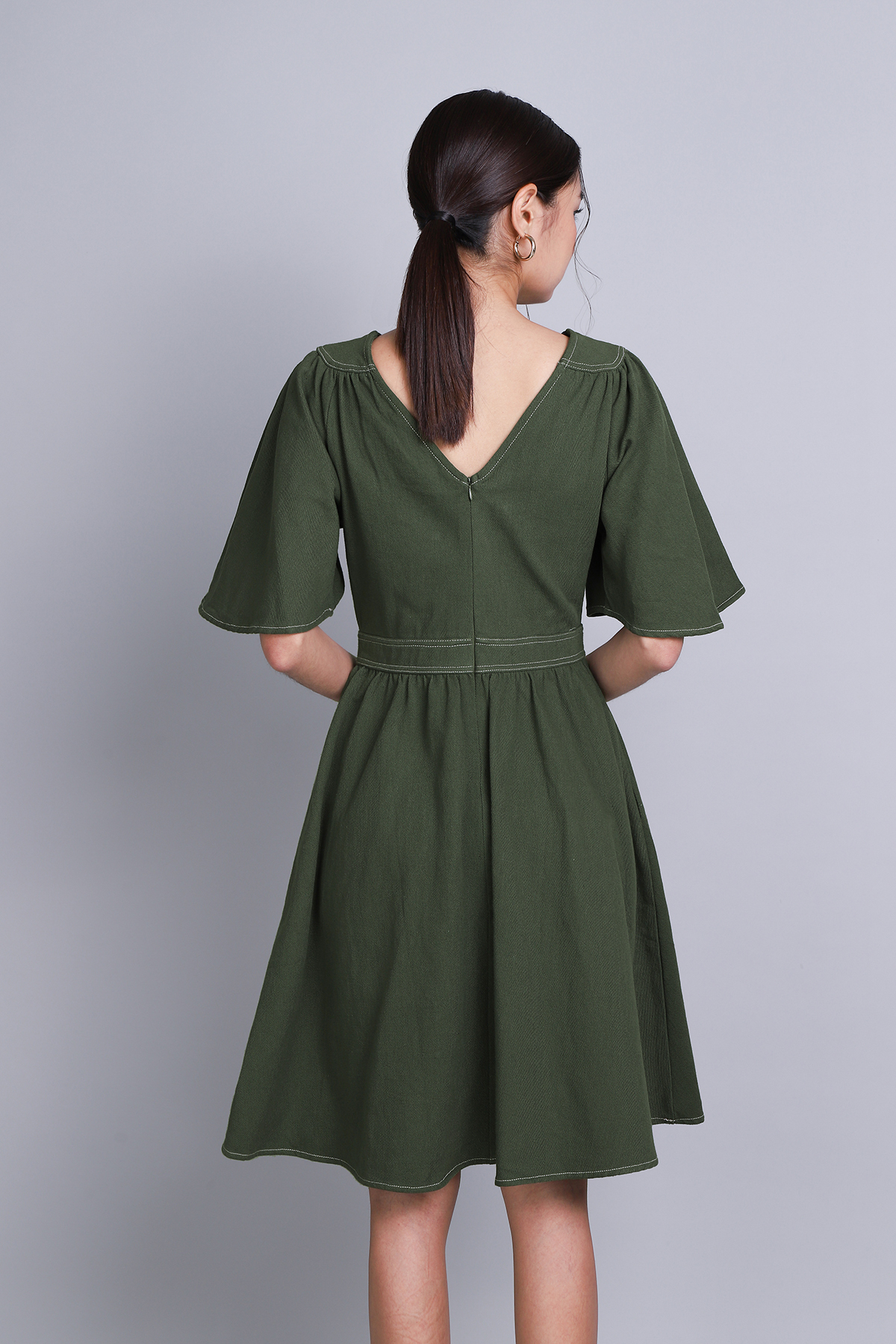 Sable Dress In Olive Green | Kind To Kind