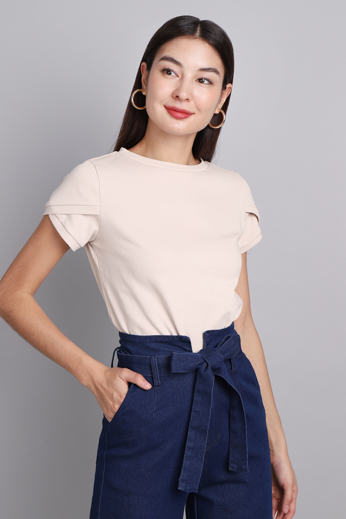 Angie Top In Light Taupe | Kind To Kind