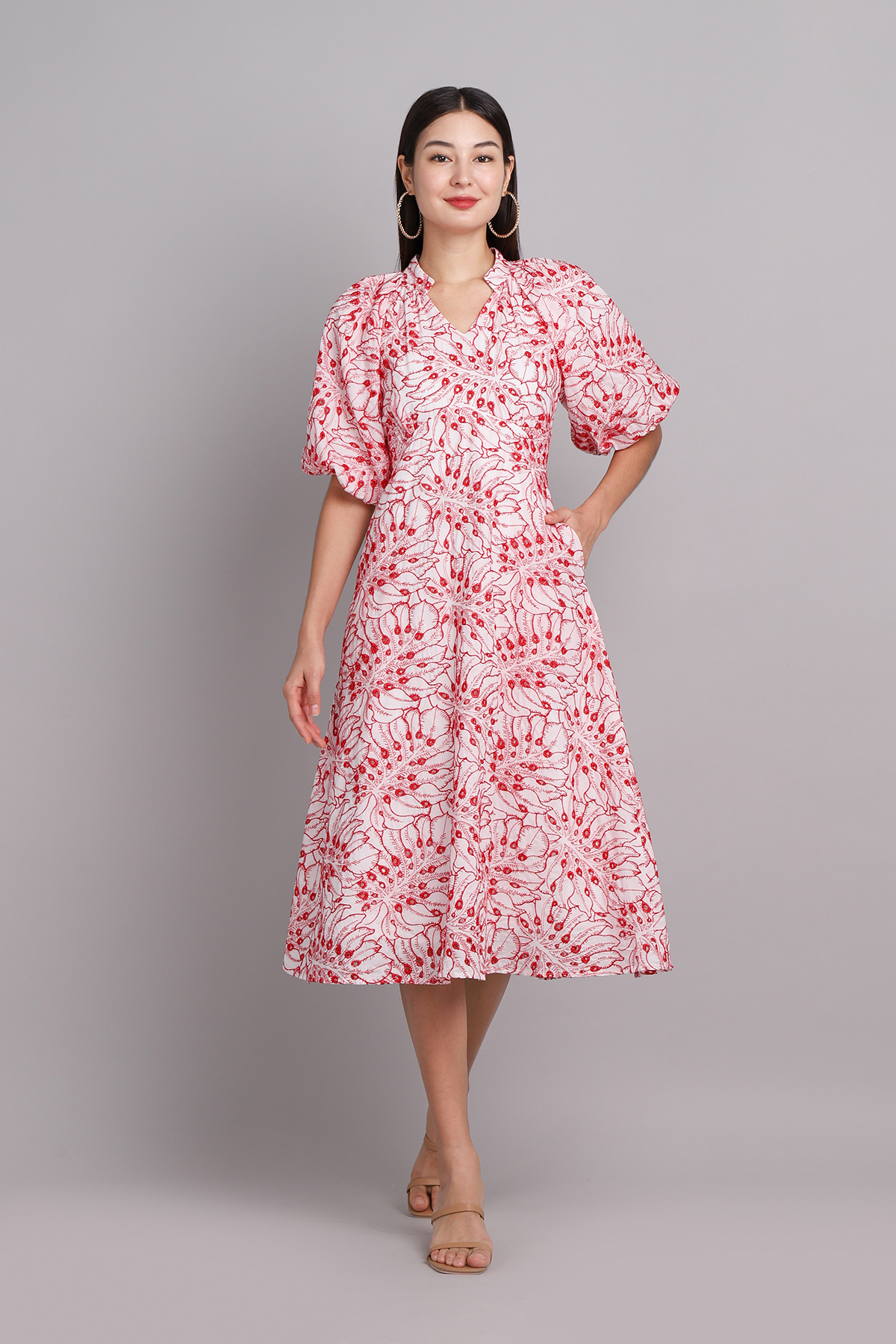 Daria Dress In Red Eyelet | Kind To Kind