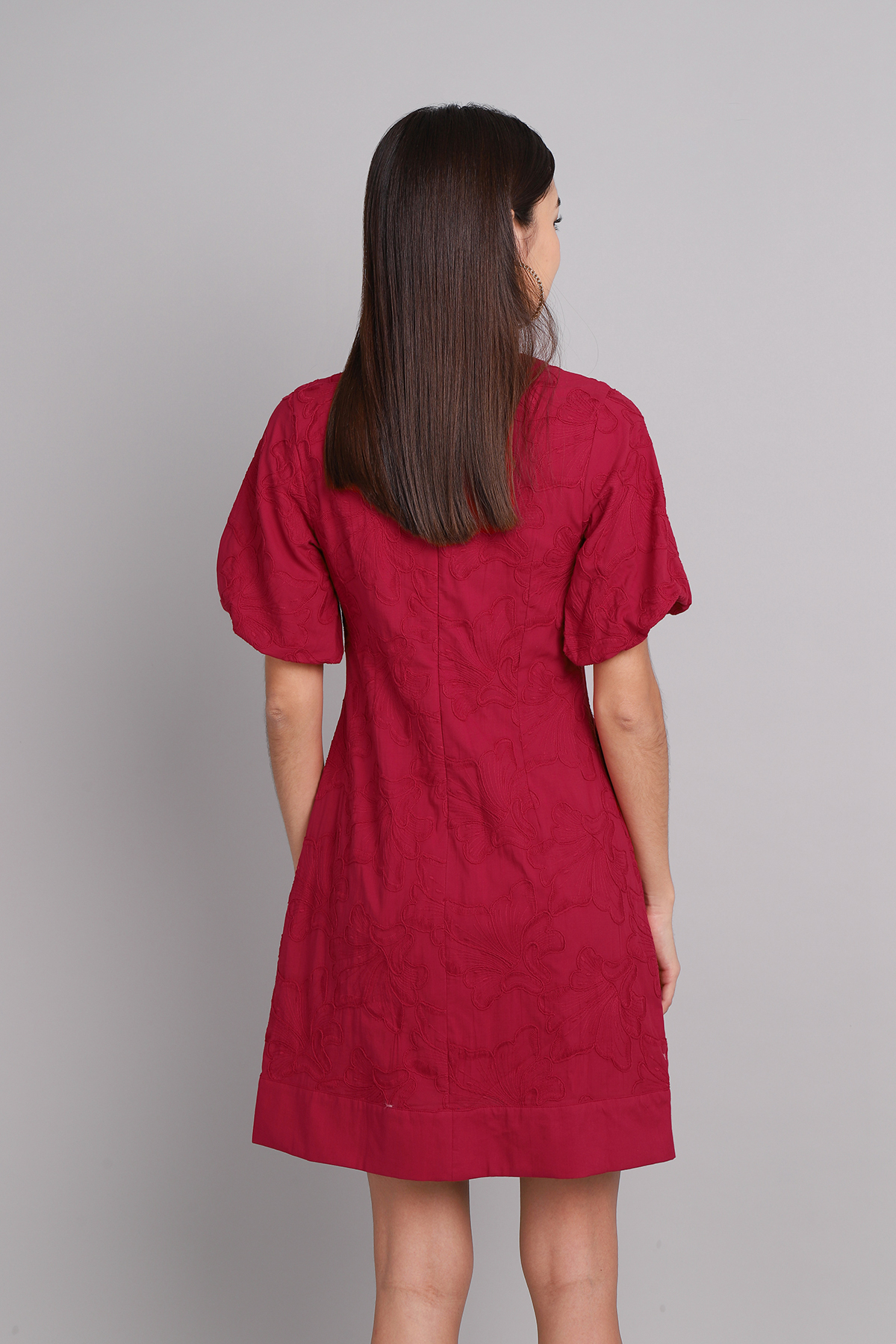 Kara Dress In Deep Red | Kind To Kind