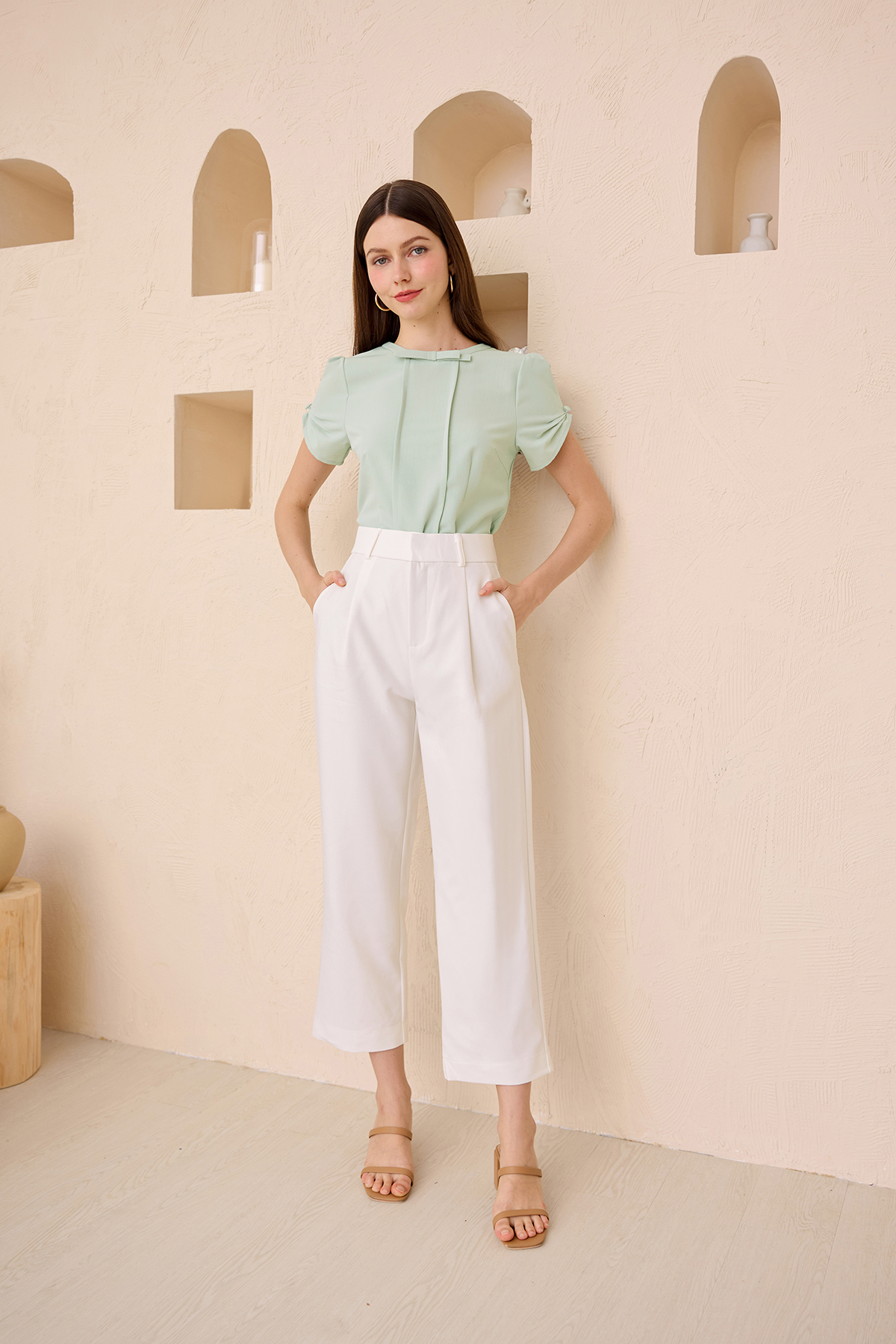 Edward Pants In Clean White | Kind To Kind