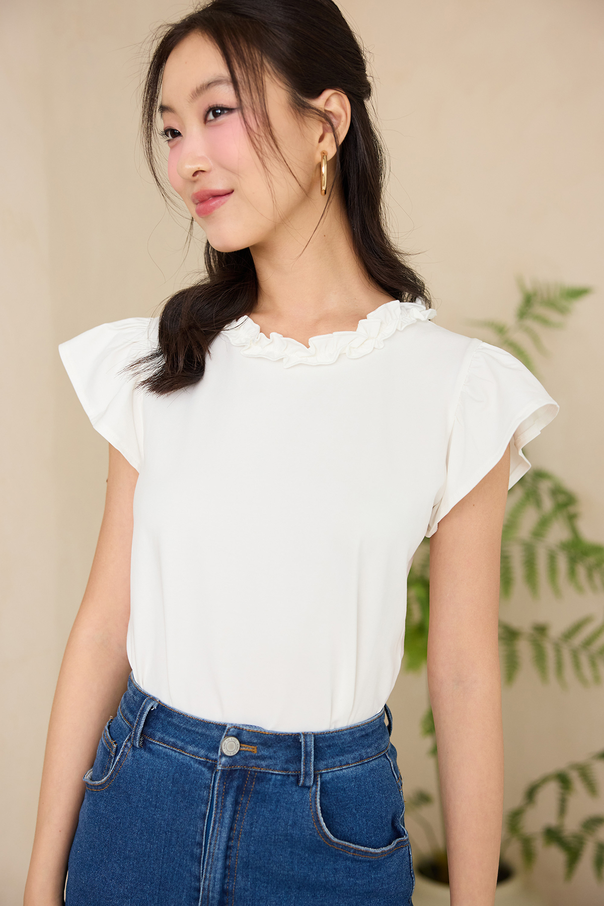 Amani Top In Classic White | Kind To Kind