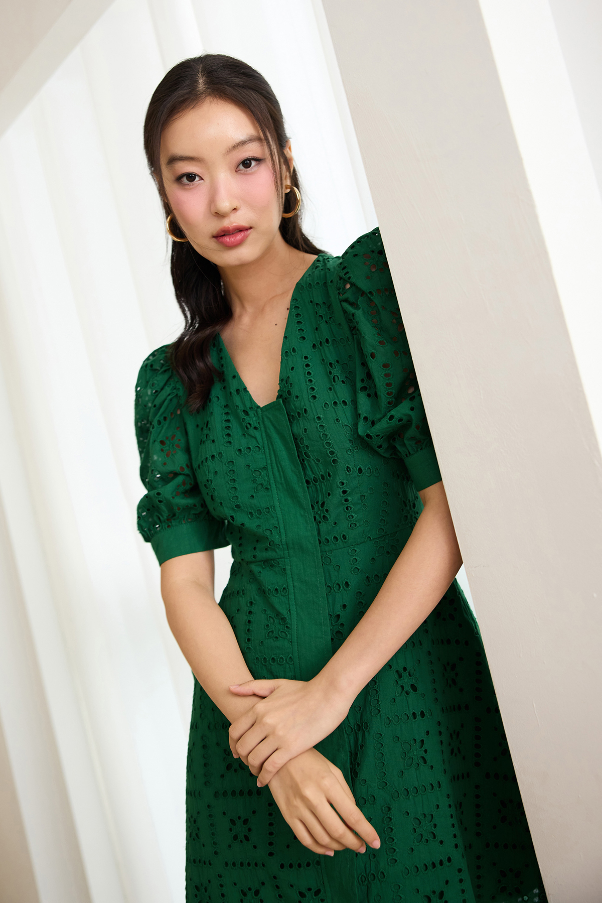 Angeline Dress In Kelly Green | Kind To Kind