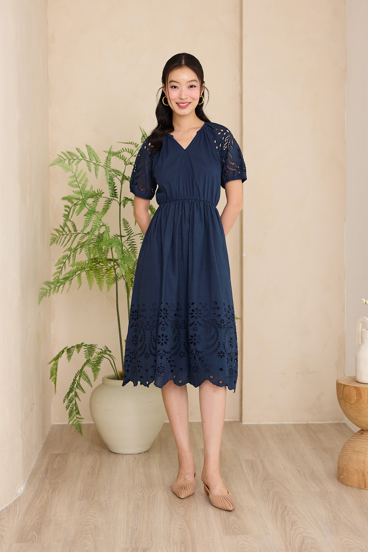 Mallory Dress In Navy Blue | Kind To Kind