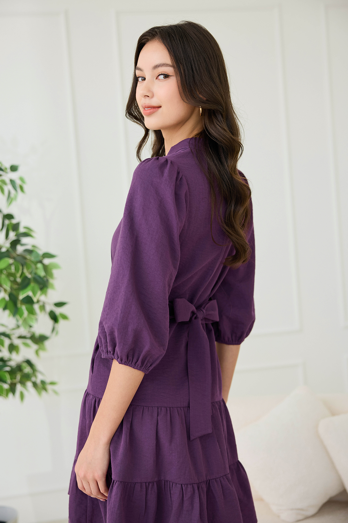 Meg Dress In Deep Purple | Kind To Kind