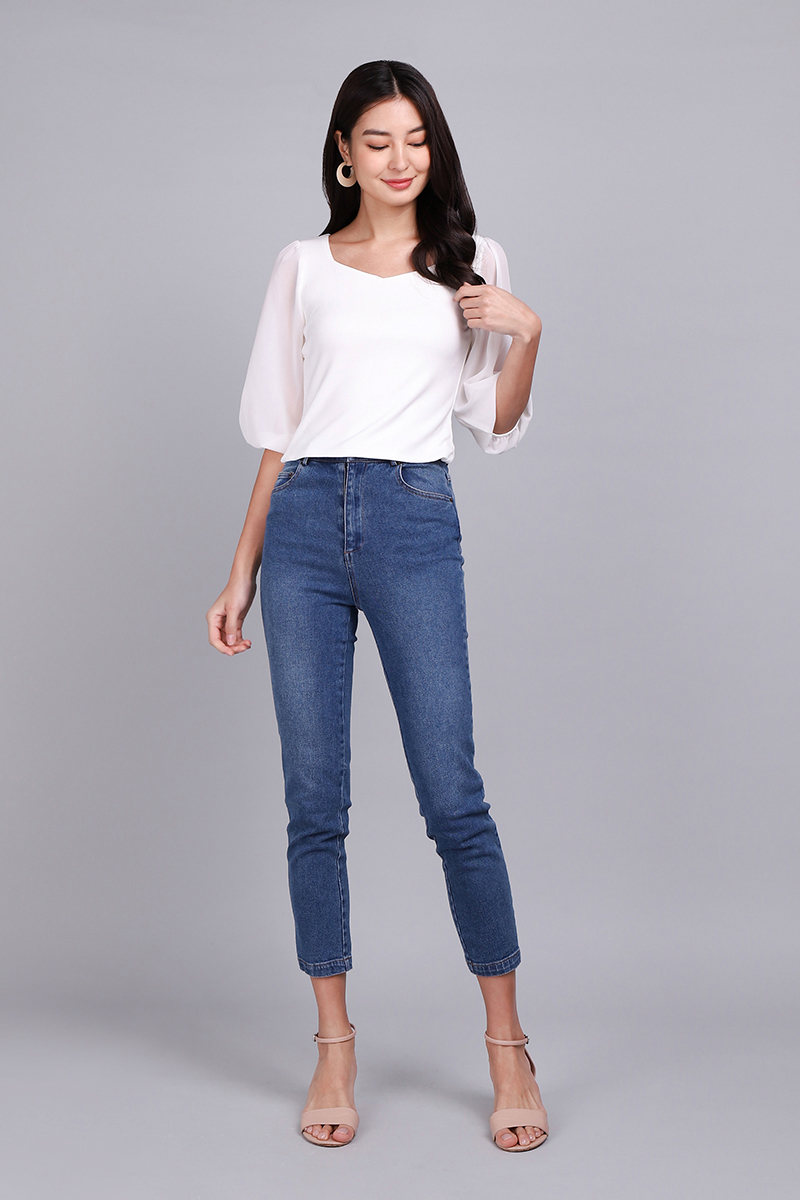 Zoe Top In Classic White | Kind To Kind
